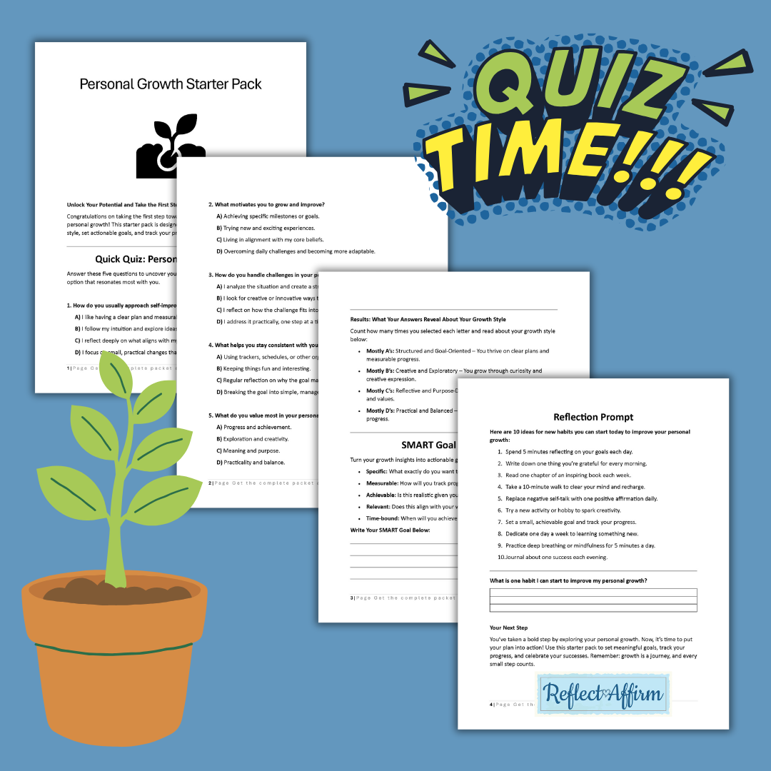 Discover Your Personal Growth Style: Free Quiz + Starter Pack - Reflect ... Discover Your Personal Growth Style: Free Quiz + Starter Pack - Reflect ...