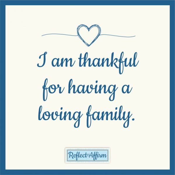 Positive Family Affirmations - Reflect Affirm