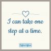 Take One Step at a Time Affirmation - Reflect Affirm