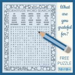 Gratitude Word Search Puzzle - Free PDF - Reflect Affirm