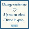Positive Affirmations about Change - Reflect Affirm