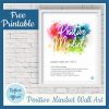 Positive Mindset Poster - FREE PDF - Reflect Affirm