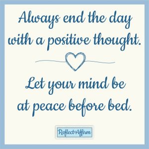 Positive Affirmations Before Bed - Reflect Affirm