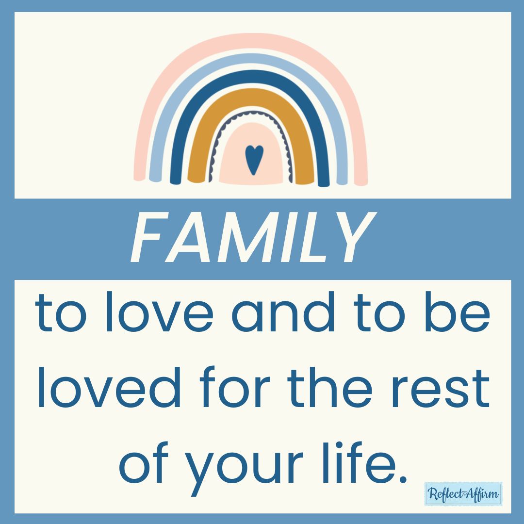 Affirmations for Family - Reflect Affirm