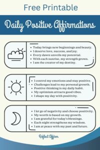 List of Positive Affirmations PDF - Reflect Affirm
