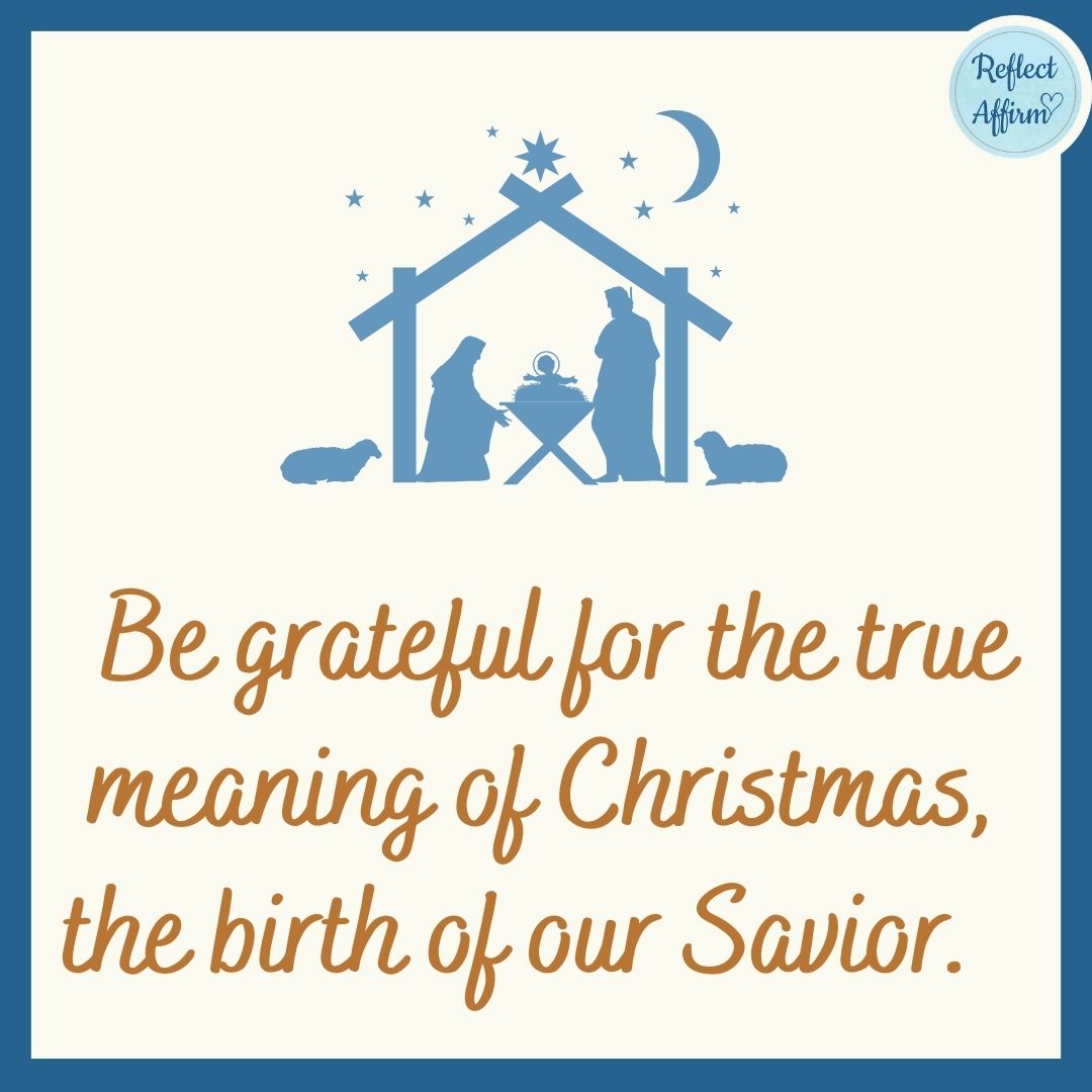 Affirmations for Christmas for a Season of Gratitude - Reflect Affirm