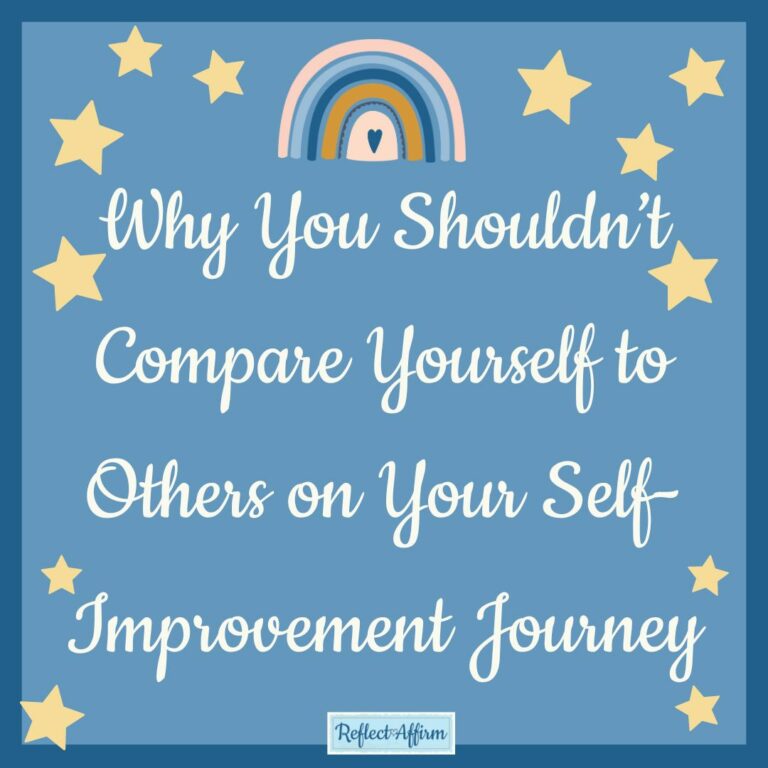 Why You Shouldn’t Compare Yourself to Others on Your Self-Improvement ...