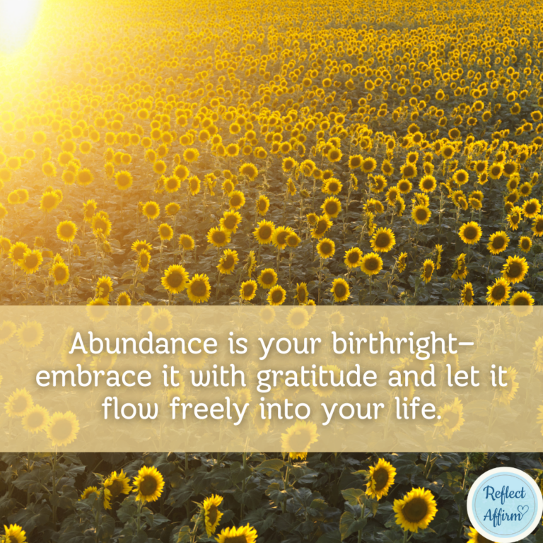 Financial Affirmations - Reflect Affirm