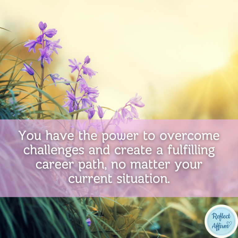 Job Affirmations - Reflect Affirm